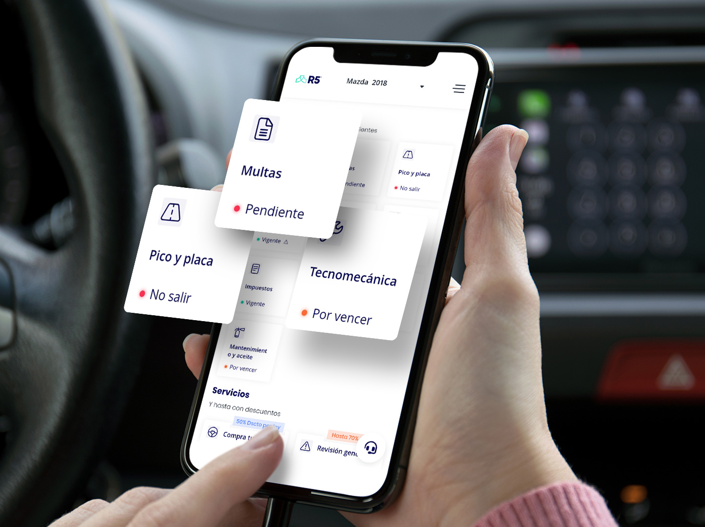 APP R5: SOAT, multas y todo sobre tu carro y moto